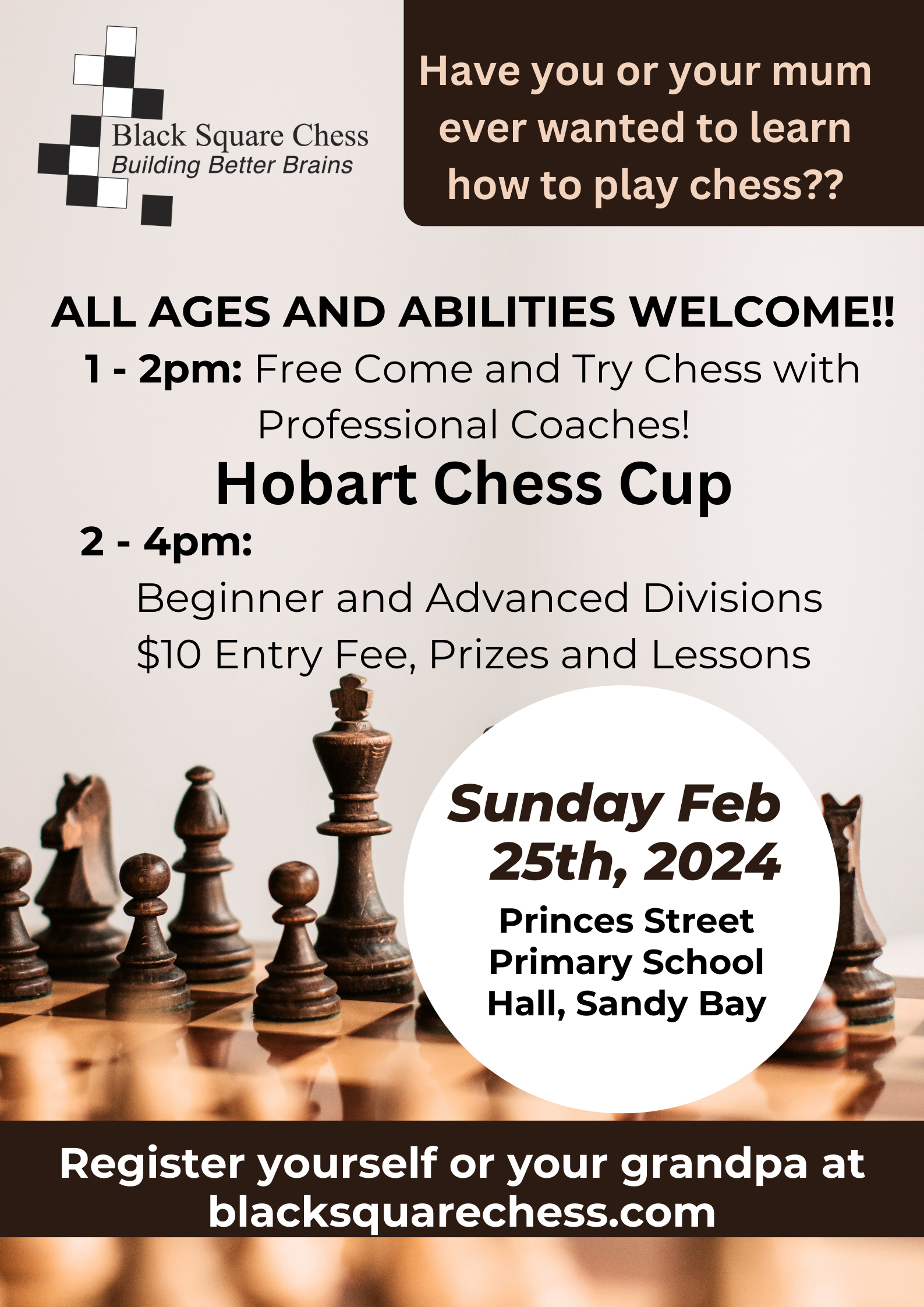 Hobart Chess Cup – Black Square Chess
