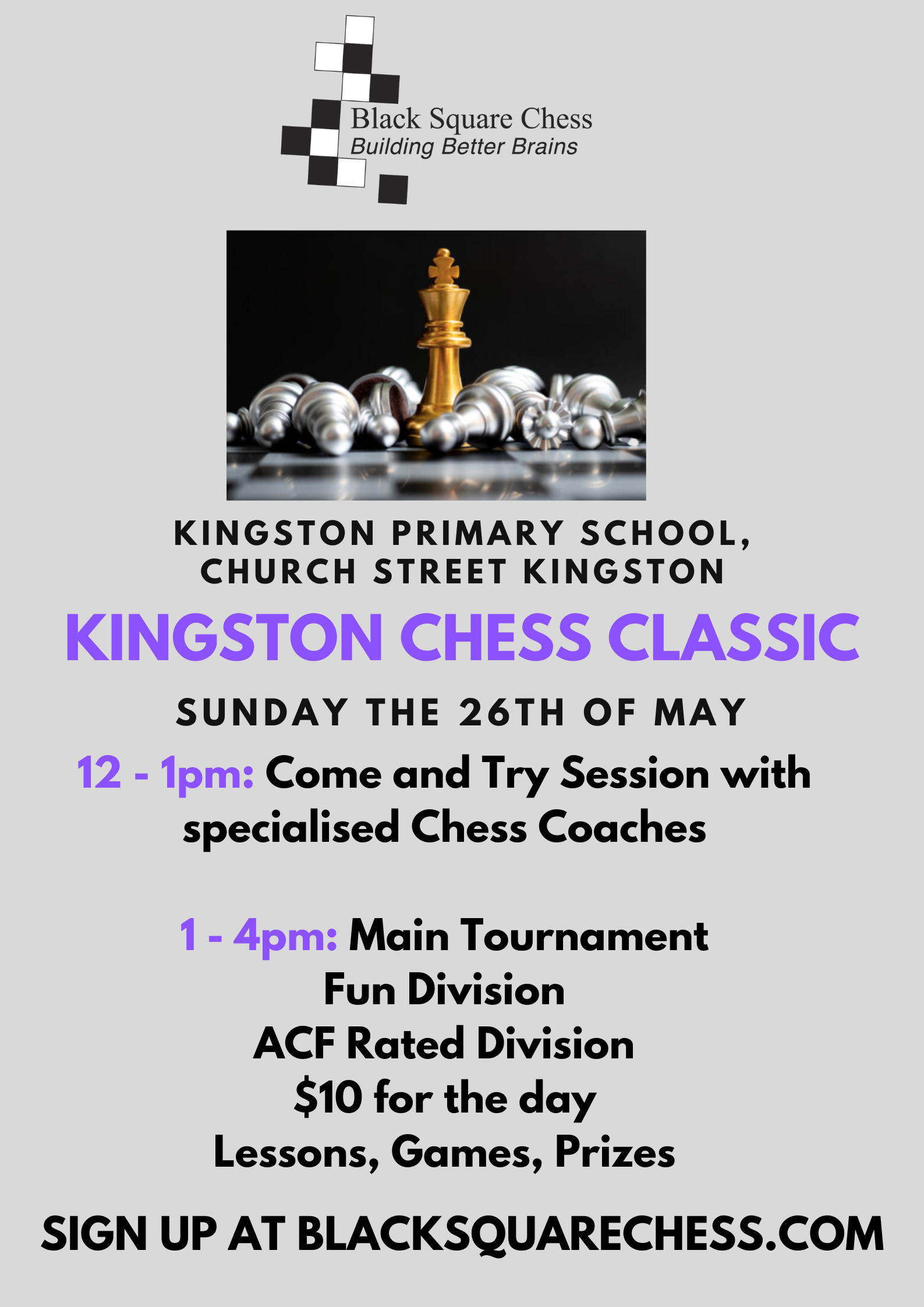 Kingston Chess Classic – Black Square Chess